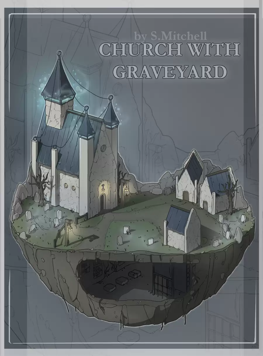Church with Graveyard - Dungeon Masters Guild | DriveThruRPG