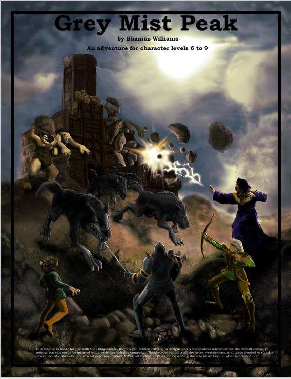 Grey Mist Peak - Dungeon Masters Guild | DriveThruRPG