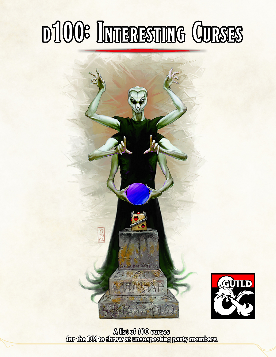 100 Interesting Curses - Dungeon Masters Guild | DriveThruRPG