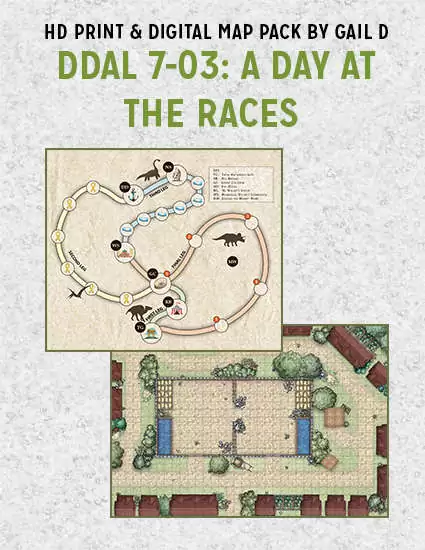 Map Pack: DDAL 7-03 A Day at the Races - Dungeon Masters Guild | DriveThruRPG