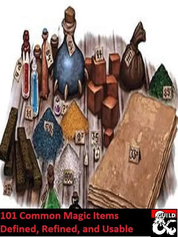 101 Common Magic Items: Defined, Refined, and Usable - Dungeon Masters ...