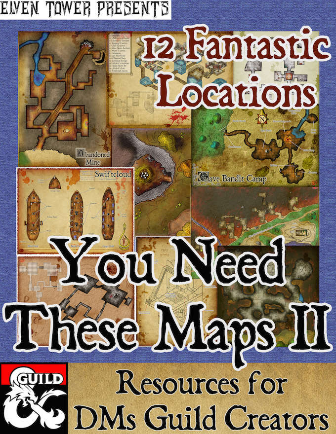 You Need These Maps 2 ! - Dungeon Masters Guild | DriveThruRPG