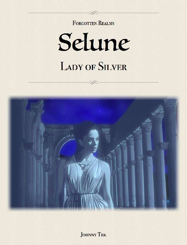 SELUNE, Lady of Silver Forgotten Realms 5e - Dungeon Masters Guild ...