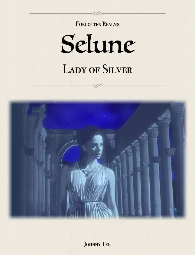 SELUNE, Lady of Silver Forgotten Realms 5e - Dungeon Masters Guild ...