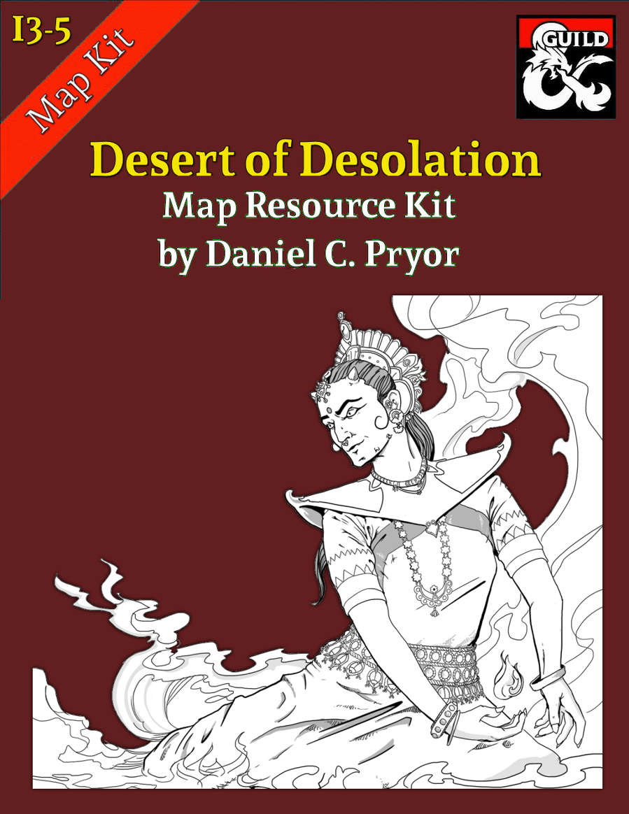 DM Notes & Maps for Desert of Desolation Maps (I3-I5) - Dungeon Masters ...