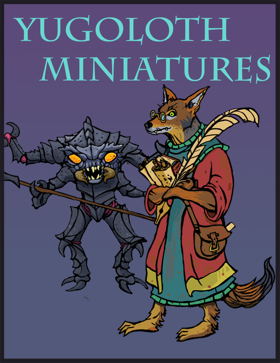 Yugoloth Paper Miniatures - Dungeon Masters Guild | DriveThruRPG
