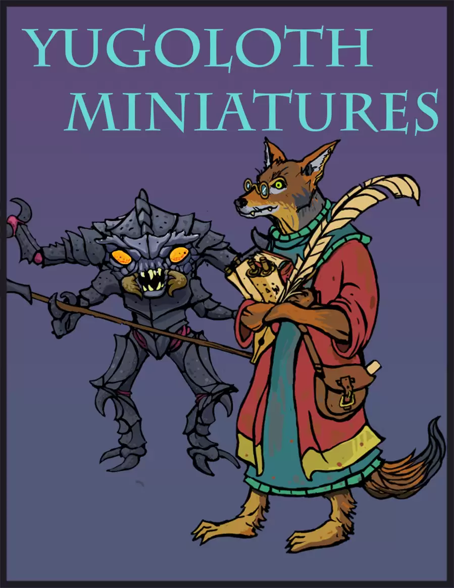 Yugoloth Paper Miniatures - Dungeon Masters Guild | DriveThruRPG