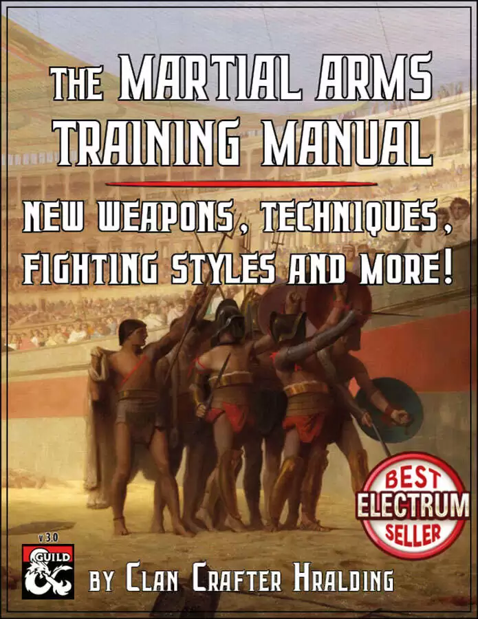 Martial Arms Training Manual - Dungeon Masters Guild | DriveThruRPG