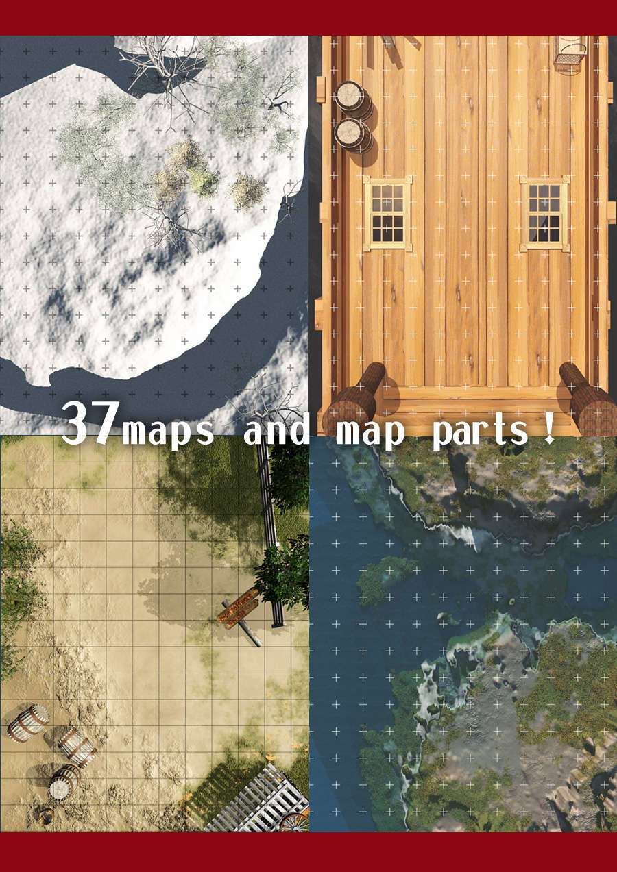 37maps & map parts! - Dungeon Masters Guild | DriveThruRPG