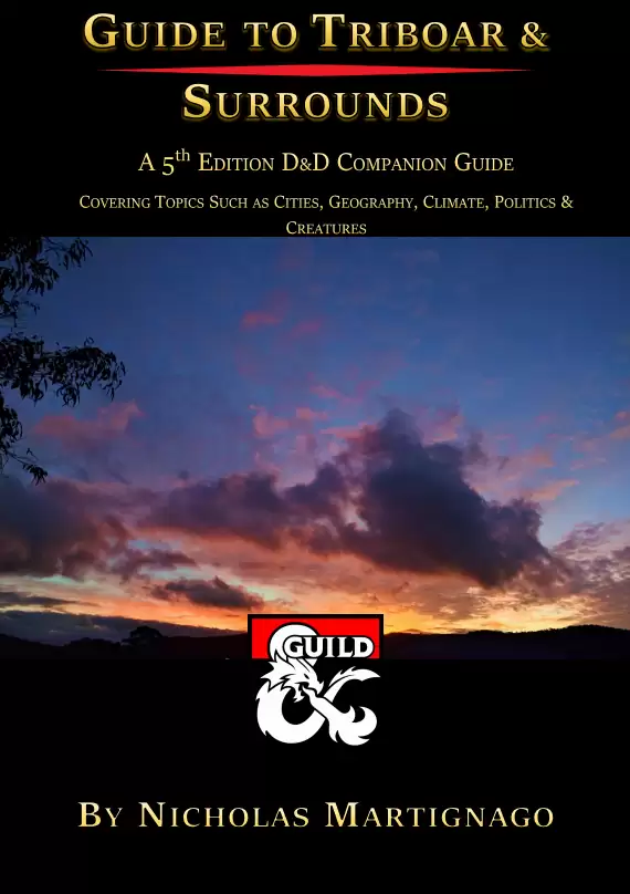 Companion Guide to Triboar & Surrounds - Dungeon Masters Guild ...