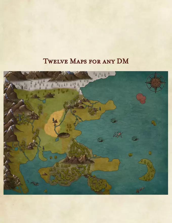 Twelve Maps for any DM - Dungeon Masters Guild | DriveThruRPG