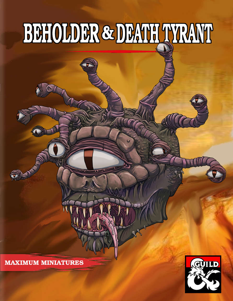 Beholder Print & Play Miniature Set - Dungeon Masters Guild | DriveThruRPG