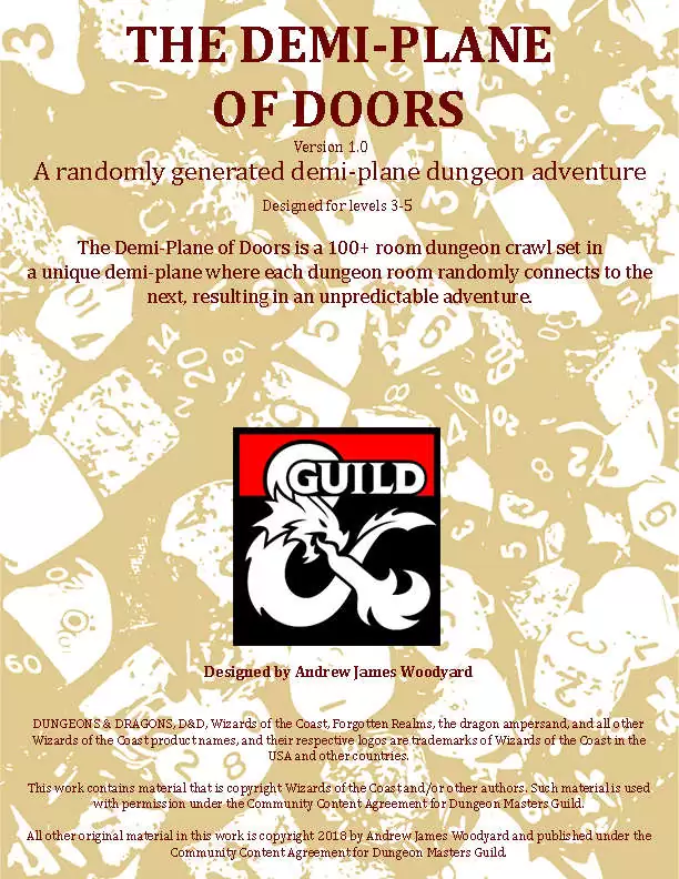 The Demiplane of Doors - Dungeon Masters Guild | DriveThruRPG