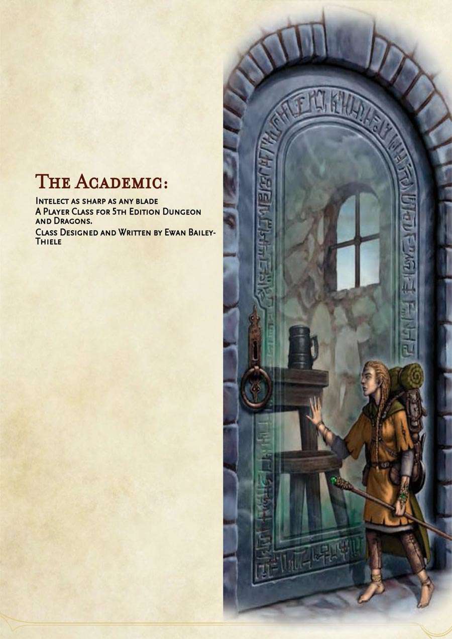 The Academic - Dungeon Masters Guild | DriveThruRPG