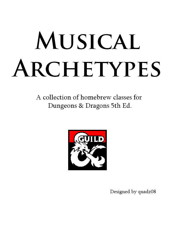 Musical Archetypes - Dungeon Masters Guild | DriveThruRPG