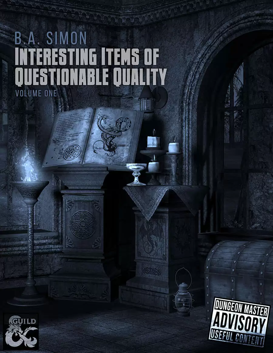 Interesting Items of Questionable Quality: Volume One - Dungeon Masters ...