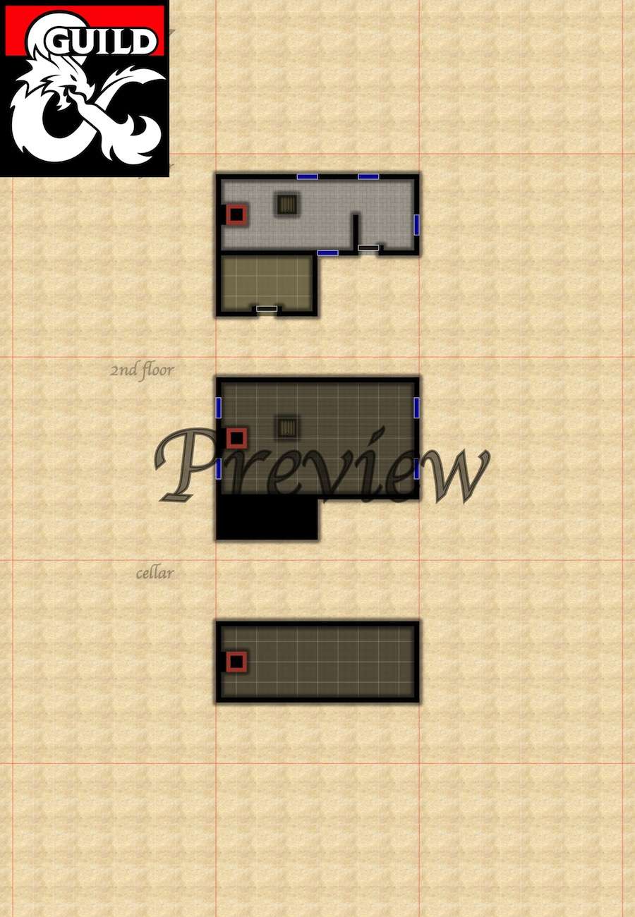 MKII Commoner's house 7 - Dungeon Masters Guild | DriveThruRPG