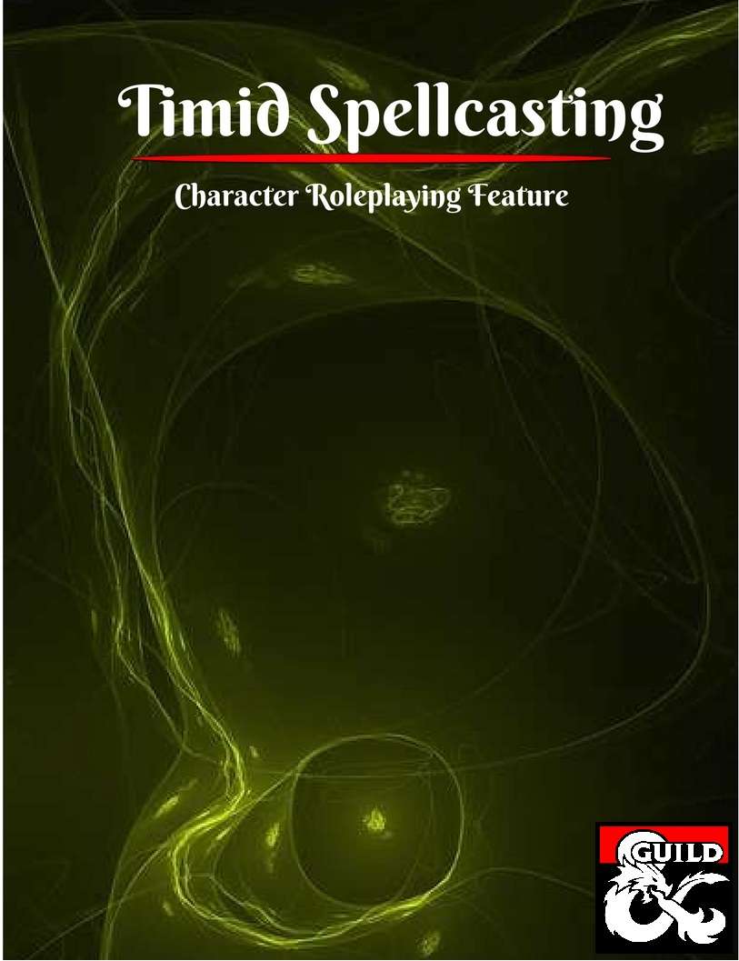 Timid Spellcasting - Dungeon Masters Guild | DriveThruRPG