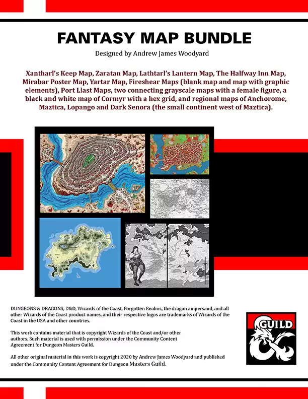 Fantasy City and Regional Map Bundle - Dungeon Masters Guild | DriveThruRPG