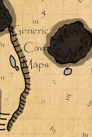 5 Generic Cave Maps - Dungeon Masters Guild | DriveThruRPG