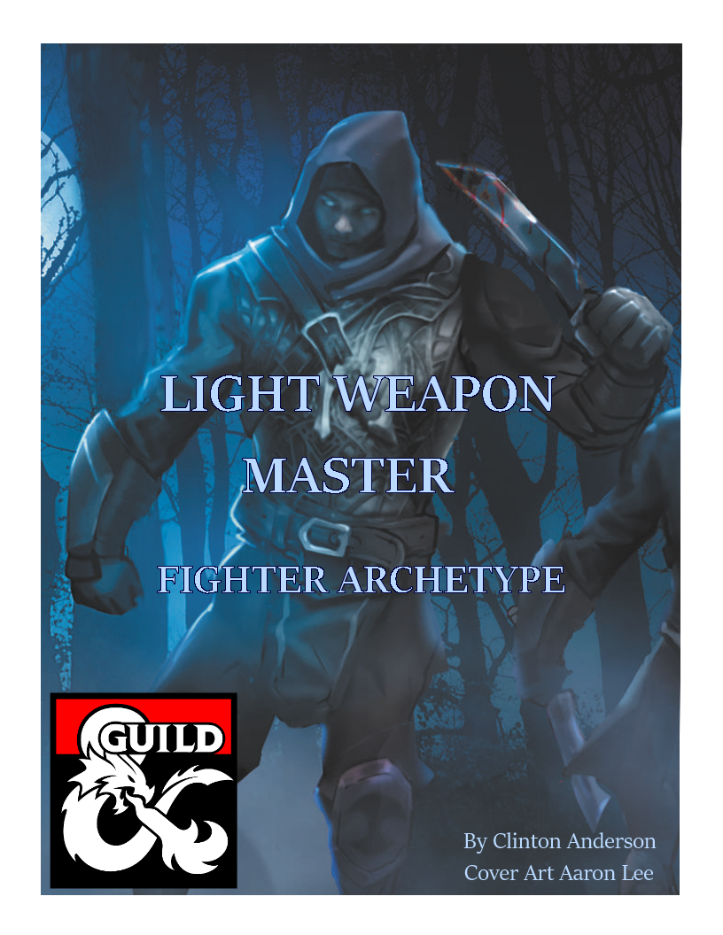 Light Weapon Master Fighter Archetype - Dungeon Masters Guild | DriveThruRPG