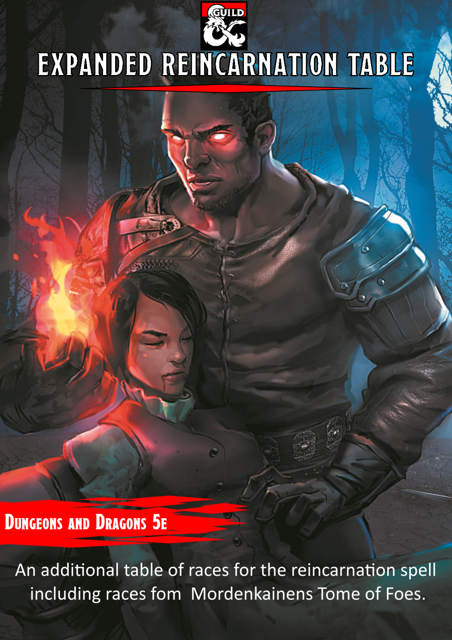 Expanded Reincarnation Table - Dungeon Masters Guild | DriveThruRPG