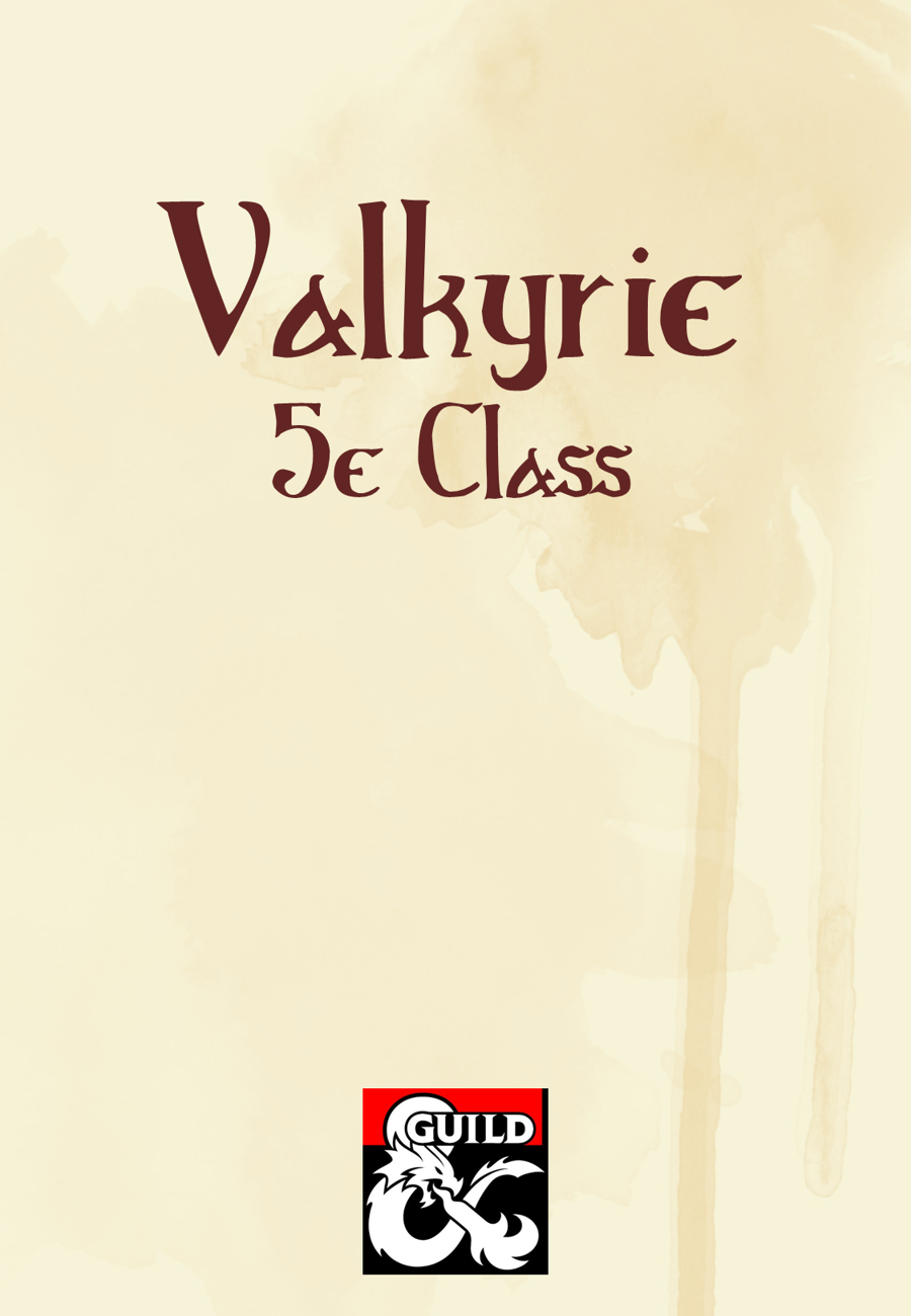 Valkyrie (5e Class) - Dungeon Masters Guild | DriveThruRPG