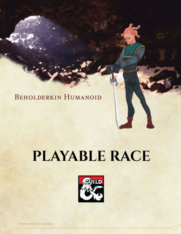 Beholderkin Humanoid Playable Race - Dungeon Masters Guild | DriveThruRPG