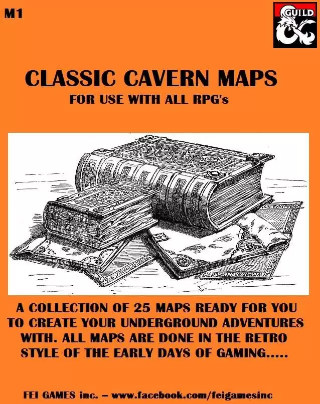 M1 - Classic Cavern Maps - Dungeon Masters Guild | DriveThruRPG