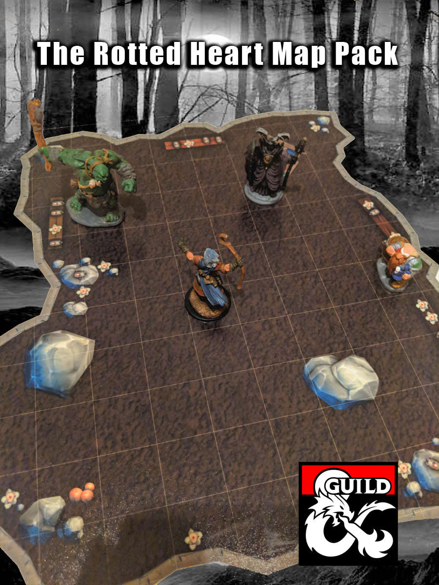 The Rotted Heart Map Pack - Dungeon Masters Guild | DriveThruRPG