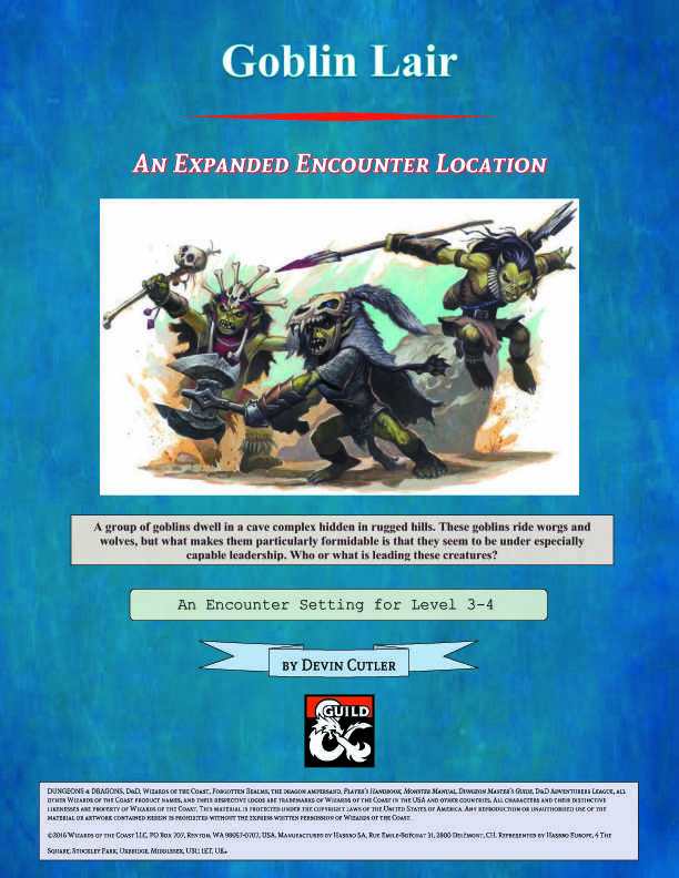 Wild Locations - Goblin Lair - Dungeon Masters Guild | DriveThruRPG