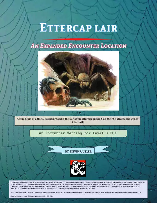 Wild Locations - Ettercap Lair - Dungeon Masters Guild | DriveThruRPG