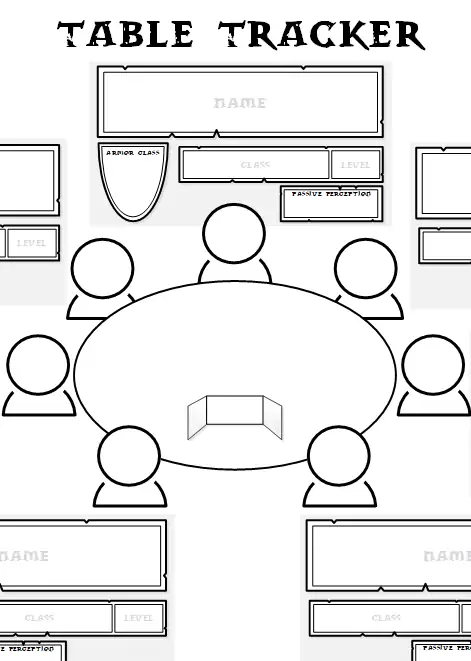 D&D/AL Table Tracker - Dungeon Masters Guild | DriveThruRPG