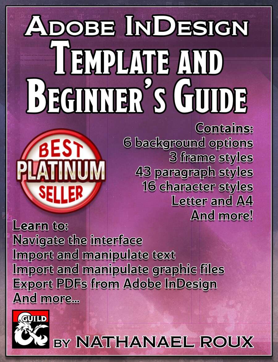 InDesign Templates and Beginner's Guide - Dungeon Masters Guild ...