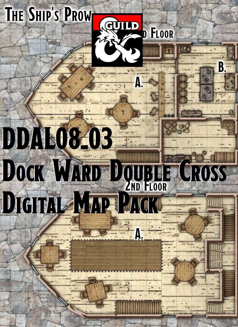 DDAL08-03 Digital Map Pack - Dock Ward Double Cross - Dungeon Masters ...
