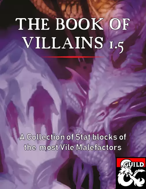 The Book of Villains: The Stat Block Collection - Dungeon Masters Guild ...