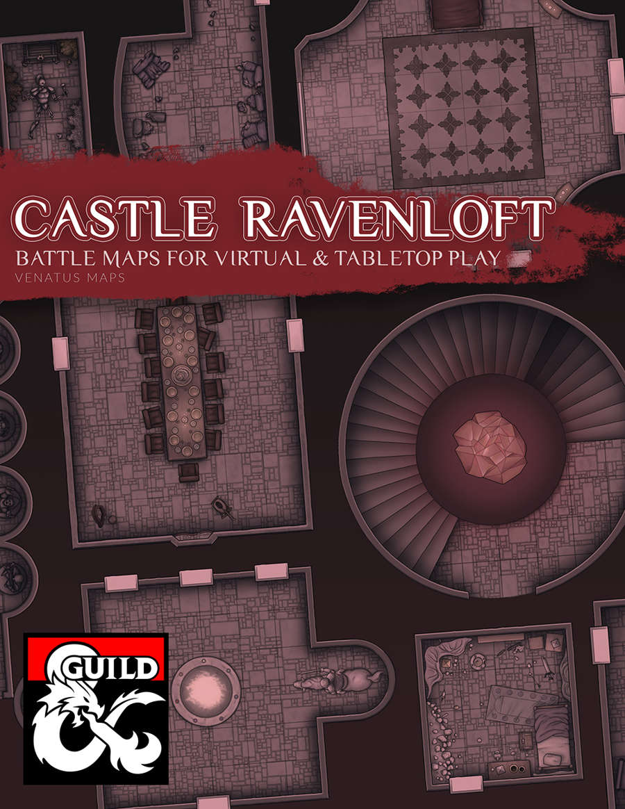 Castle Ravenloft Battle Maps - Dungeon Masters Guild | DriveThruRPG