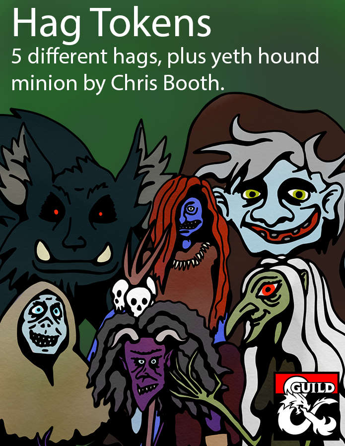 Hag Tokens - Dungeon Masters Guild | DriveThruRPG