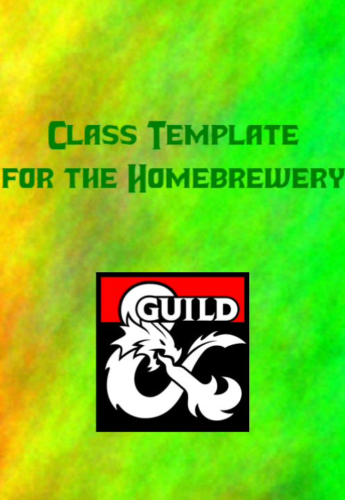 Class Template For Hombrewery - Dungeon Masters Guild | DriveThruRPG