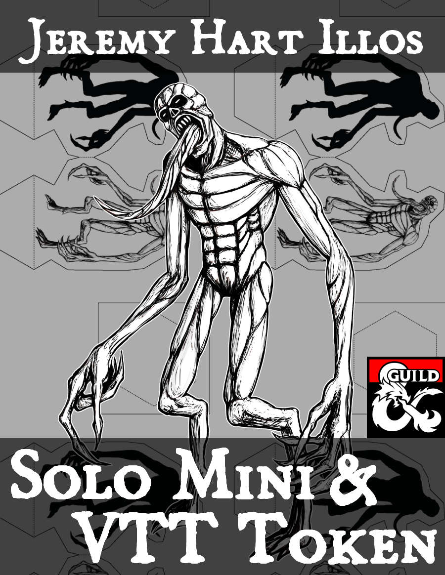 Ghoul 1 Solo Mini & VTT Token - Dungeon Masters Guild | DriveThruRPG