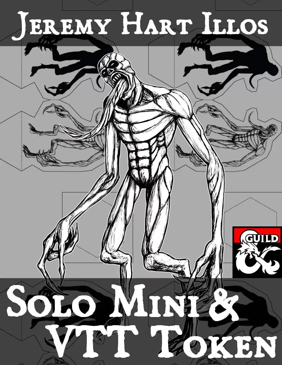 Ghoul 1 Solo Mini & VTT Token - Dungeon Masters Guild | DriveThruRPG