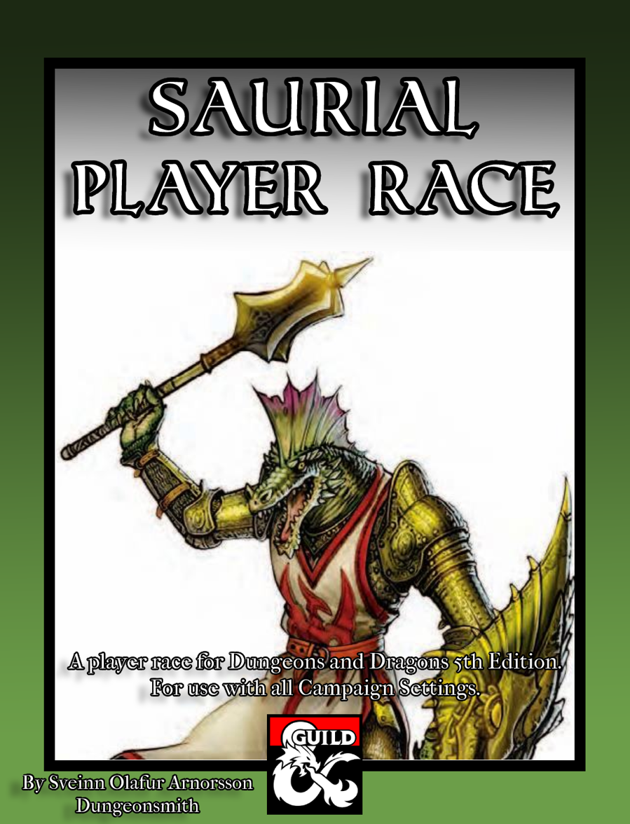 Saurial Player Race (5e) - Dungeon Masters Guild | DriveThruRPG