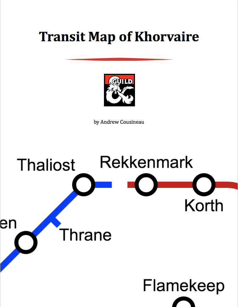 Lightning Rail Transit Map - Dungeon Masters Guild | DriveThruRPG