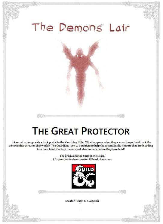 The Great Protector - Dungeon Masters Guild | DriveThruRPG