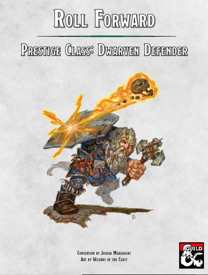 Roll Forward: Dwarven Defender - Dungeon Masters Guild | DriveThruRPG