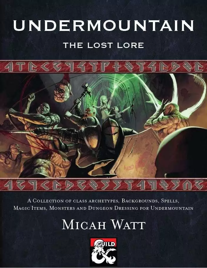 Undermountain: The Lost Lore - Dungeon Masters Guild | DriveThruRPG