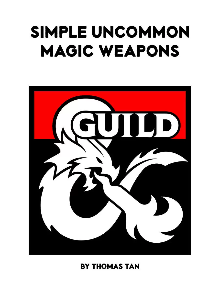 Simple Uncommon Magic Weapons - Dungeon Masters Guild | DriveThruRPG