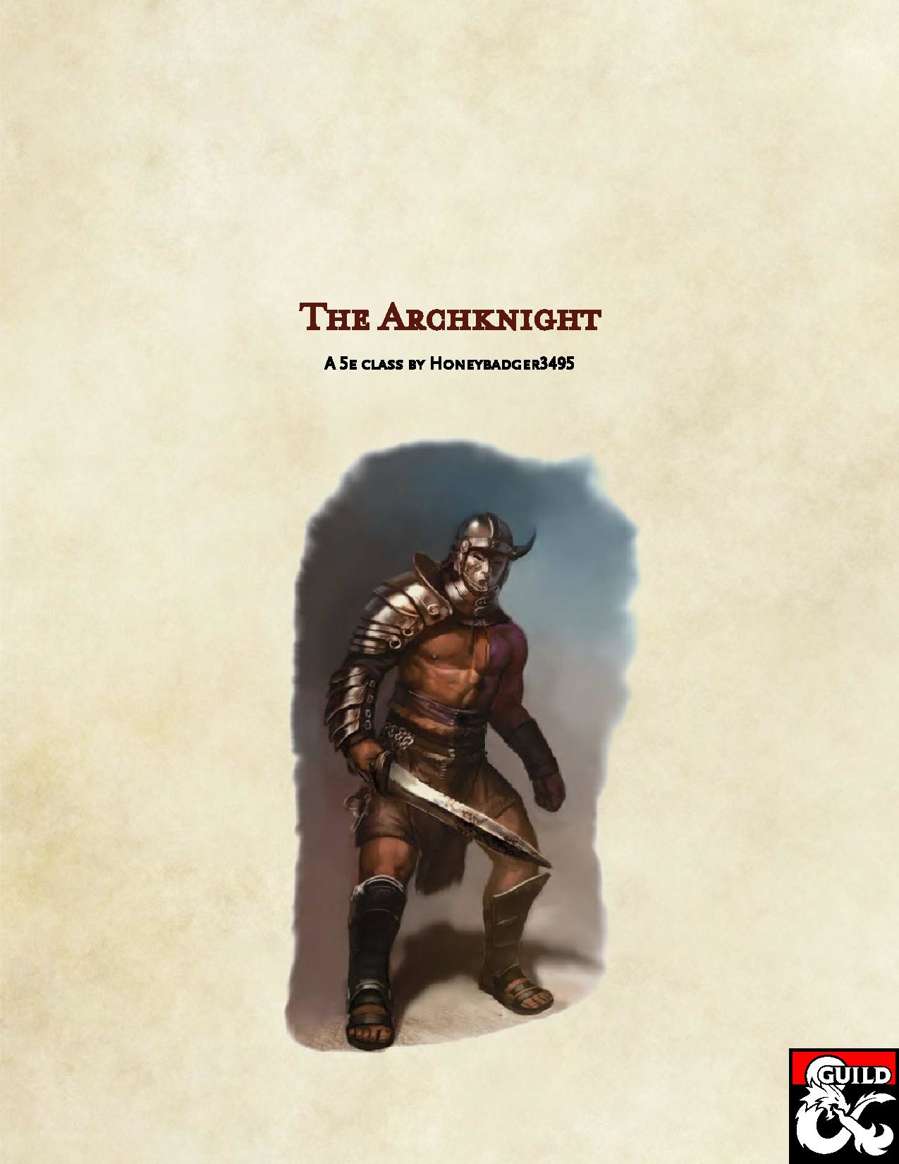 The Archknight - Dungeon Masters Guild | DriveThruRPG