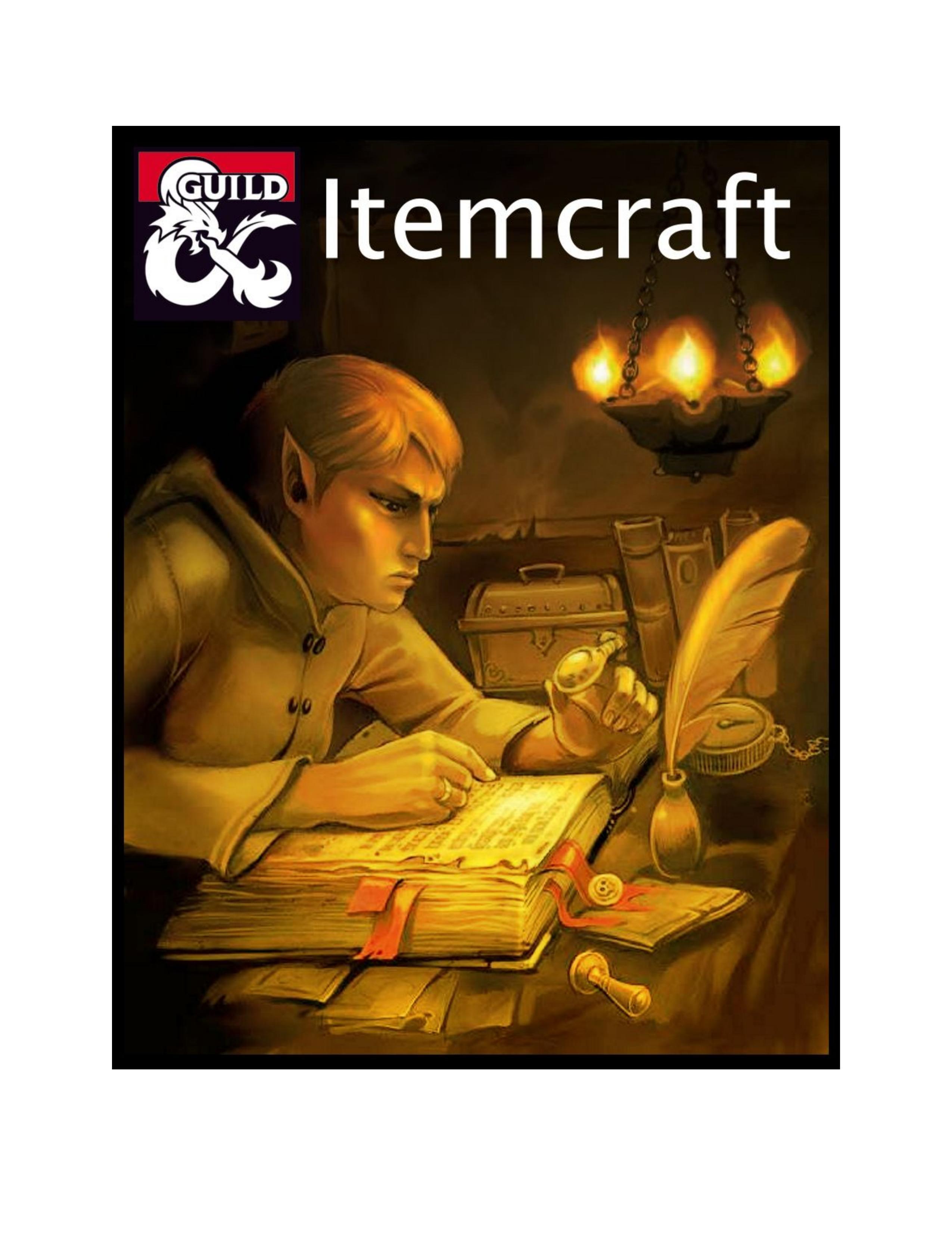 Itemcraft (5e Rules) - Dungeon Masters Guild | DriveThruRPG