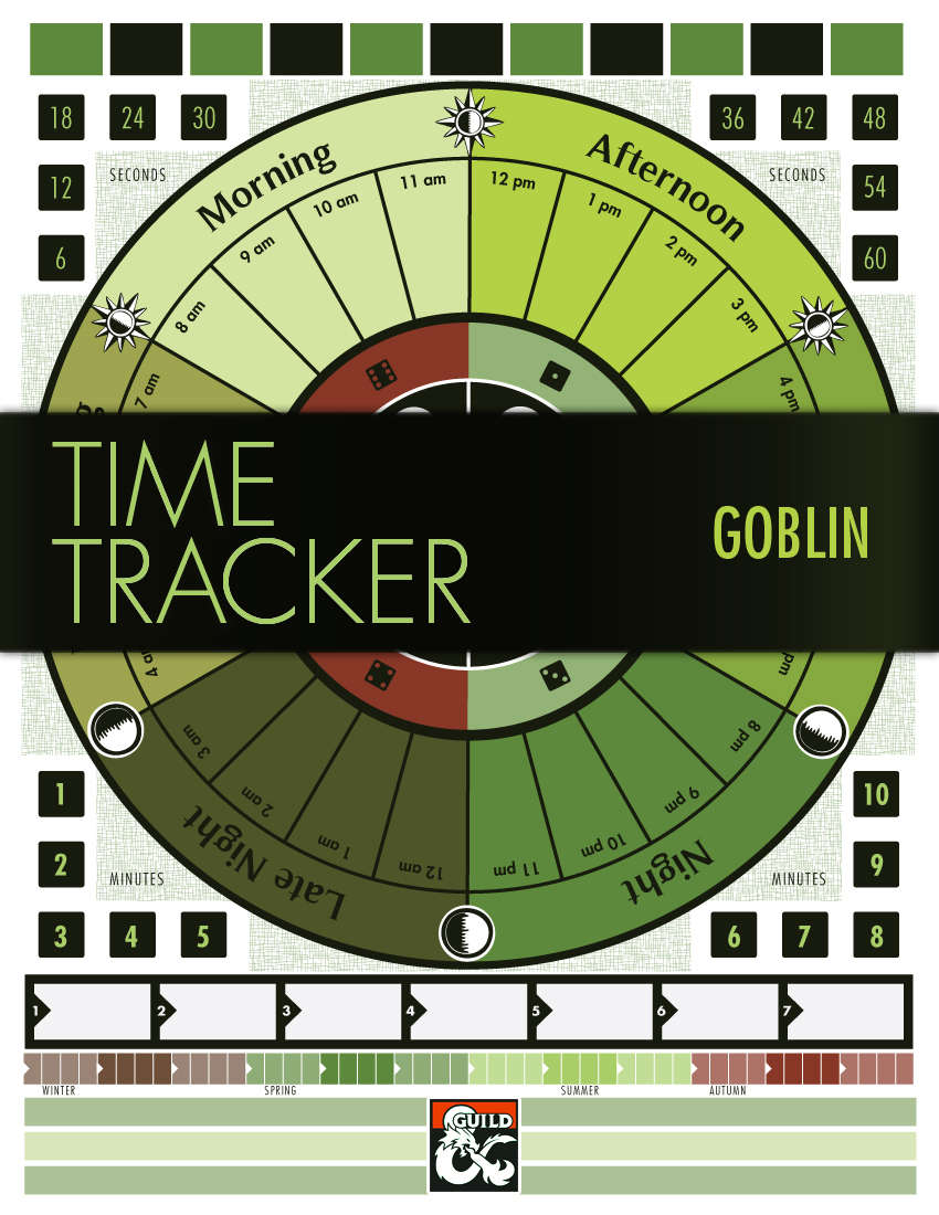 Time Tracker (Goblin) - Dungeon Masters Guild | DriveThruRPG